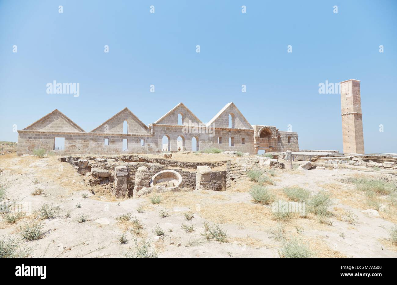 The Ancient Citadel Mound of Harran in Southeast Turkey Stock Photo - Alamy