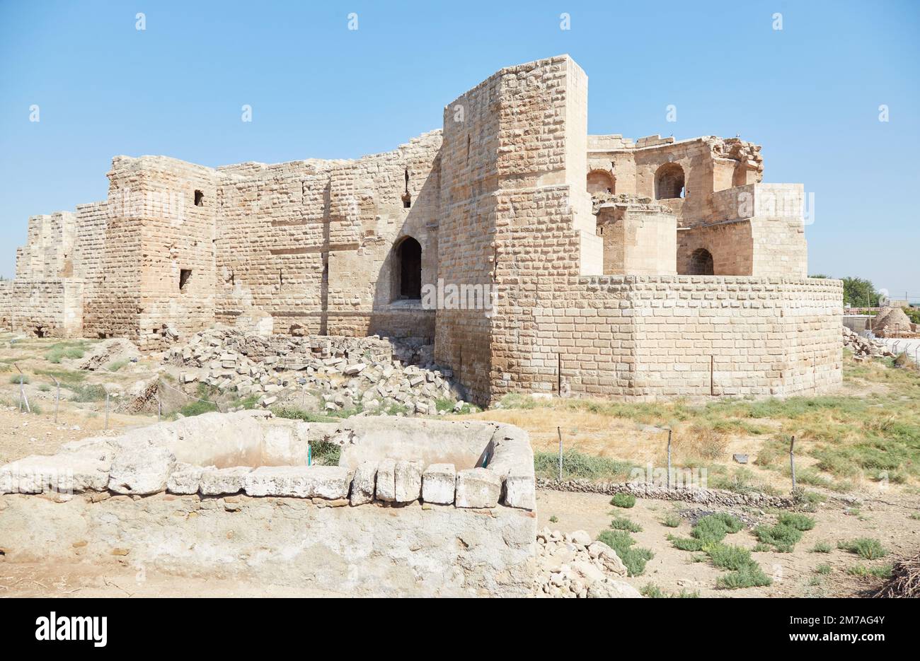 Harran Castle, built by the Umayyads over an older temple to the deity ...
