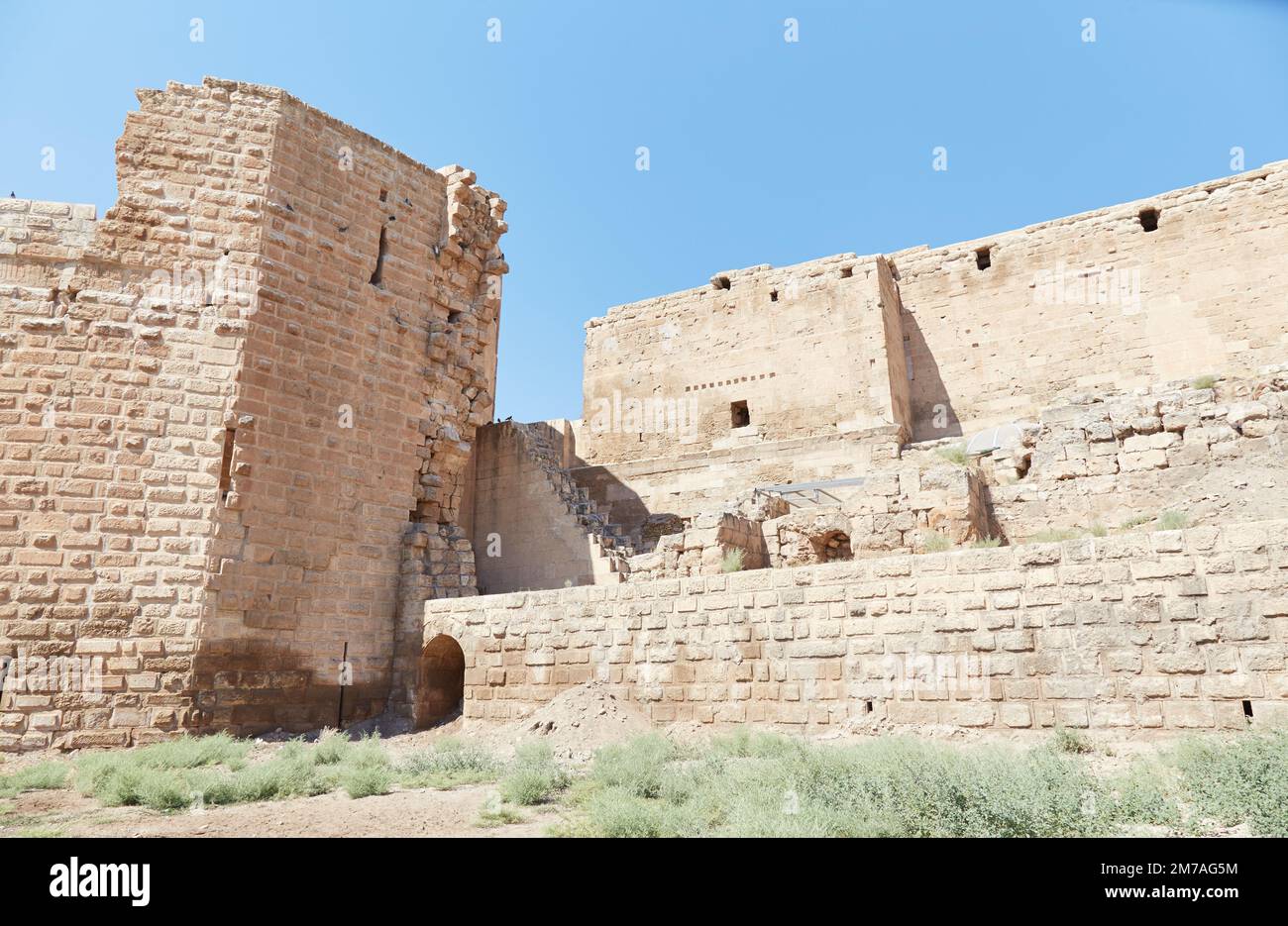 Harran Castle, built by the Umayyads over an older temple to the deity ...
