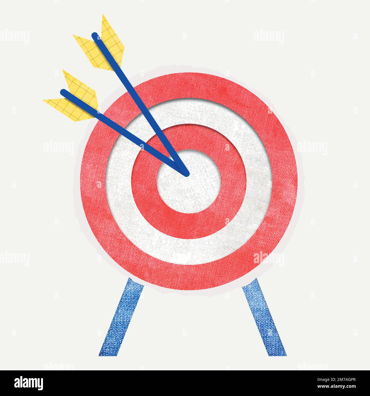 Colorful market targeting graphic vector with dart and arrow Stock ...