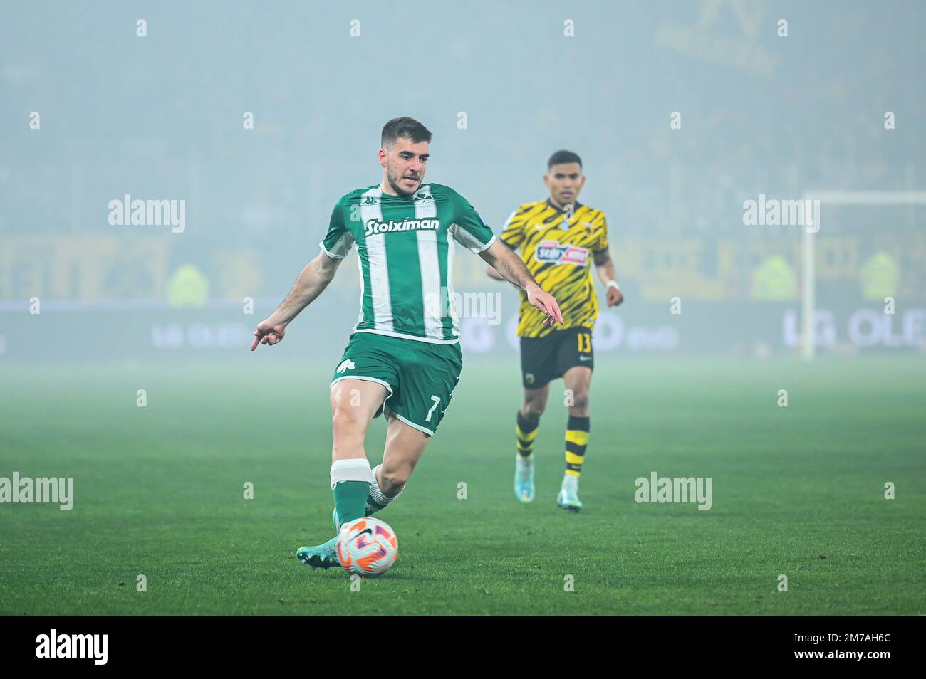 7 FOTIS IOANNIDIS of Panathinaikos FC during the Greek Super League ...