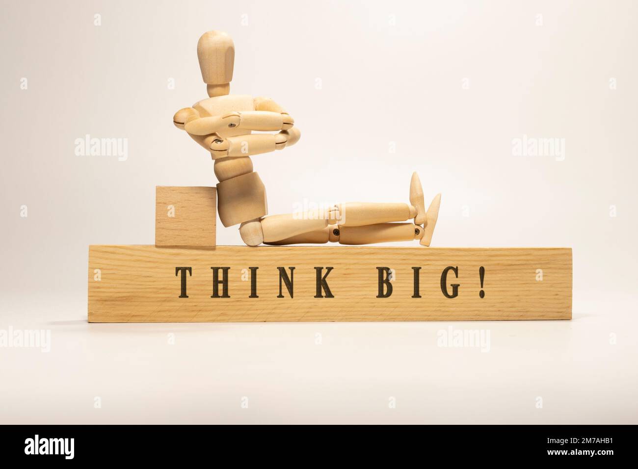 Think big motivation concept hi-res stock photography and images - Alamy