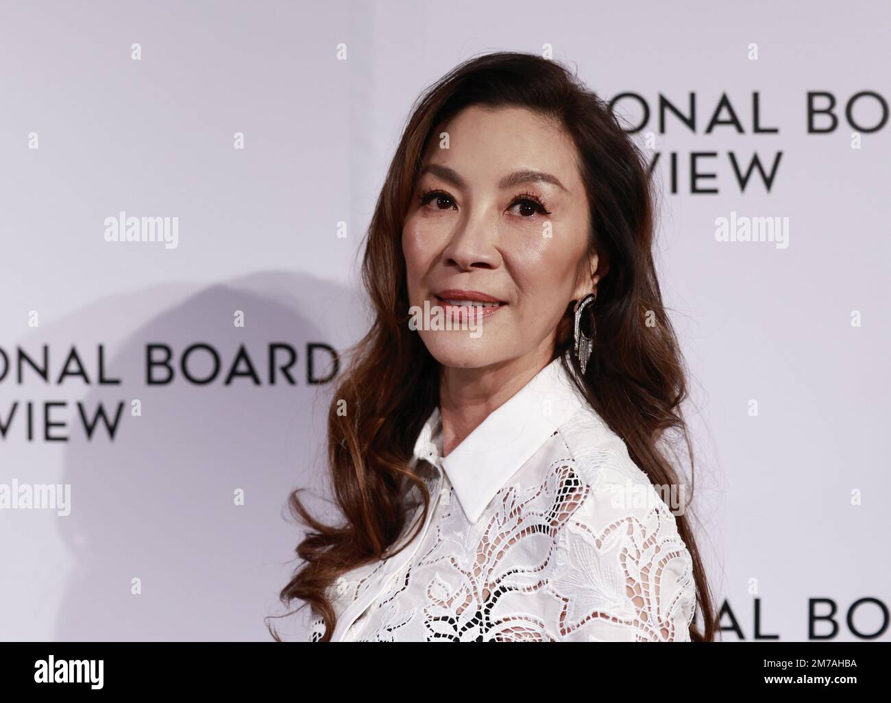 New York, United States. 8th Jan, 2023. Michelle Yeoh arrives on the ...