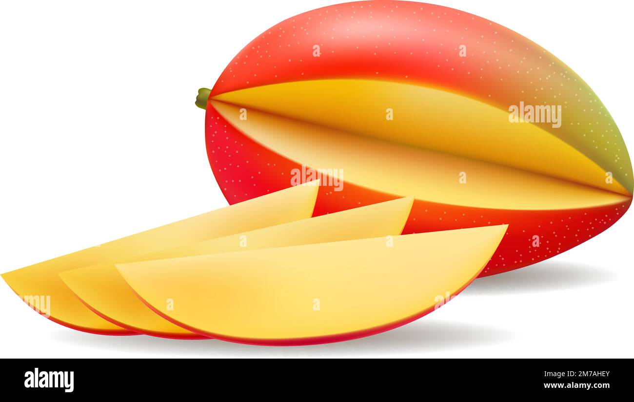 Summer season fruit mango Stock Vector Images - Alamy