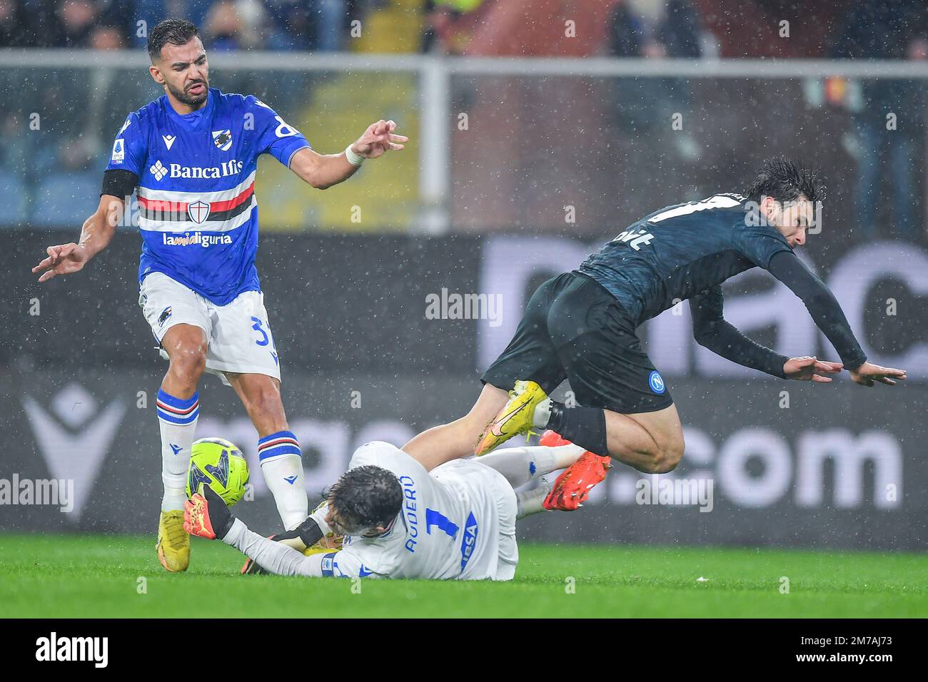 Luigi Ferraris stadium, Genova, Italy, January 08, 2023, Mehdi Pascal ...