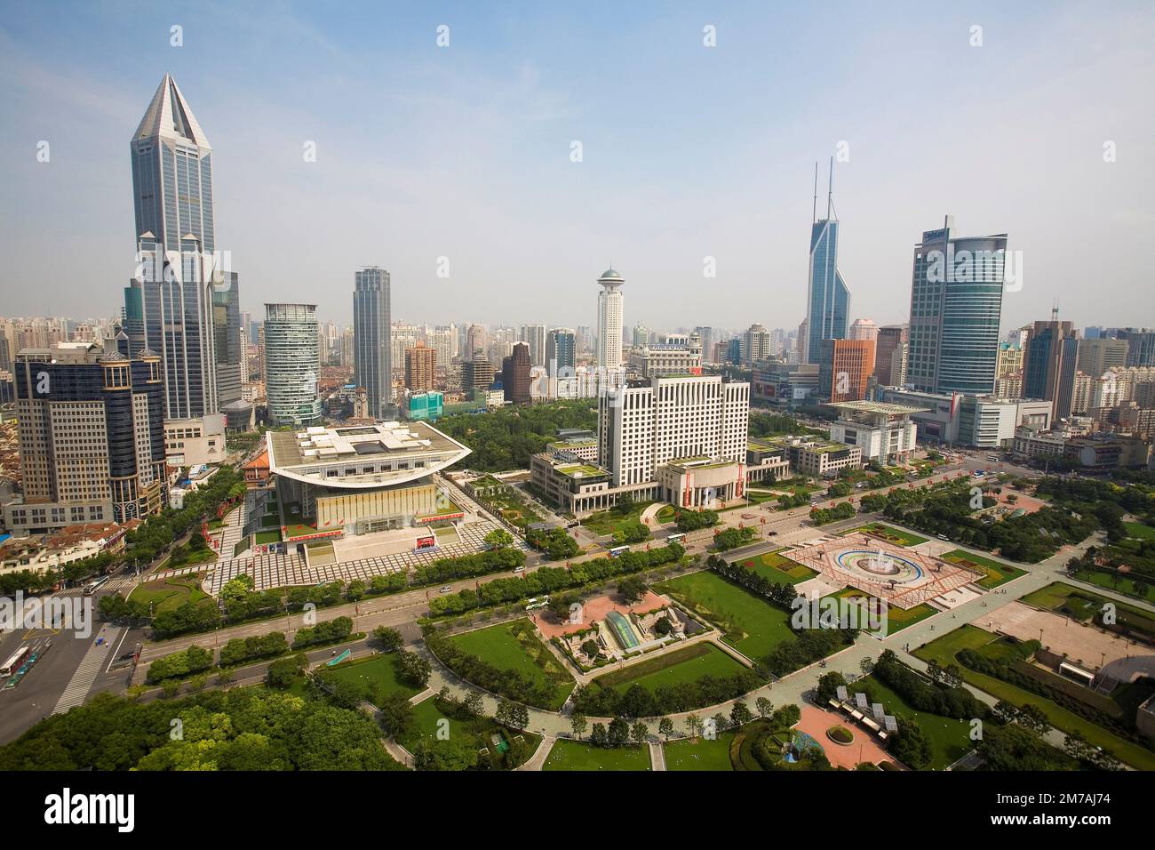 Shanghai,People's Square,Shanghai Grand Theatre Stock Photo - Alamy
