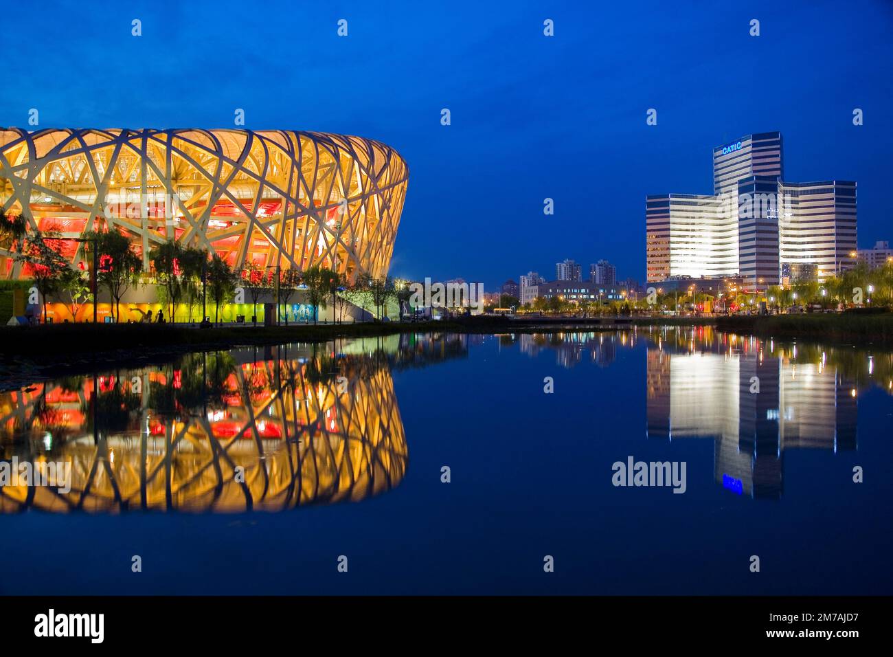 Beijing,the bird nest Stock Photo - Alamy