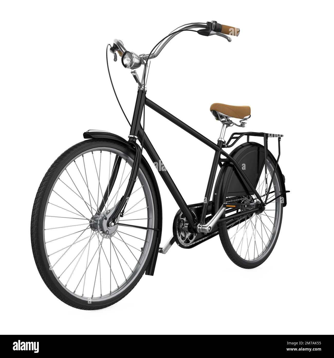 Bicycle isolated on white background. 3D render Stock Photo - Alamy