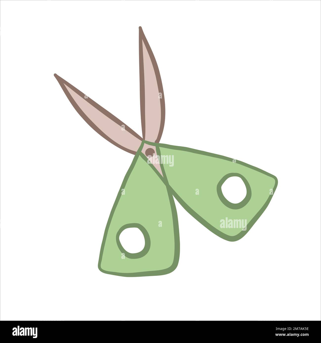 Vintage sewing scissors drawing hi-res stock photography and images - Alamy