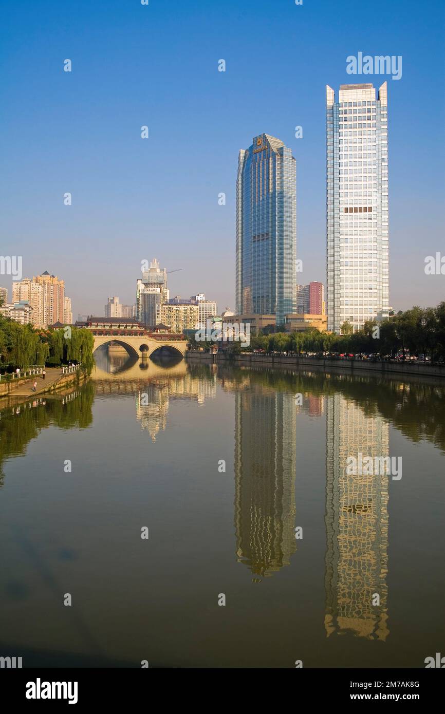 Chengdu Anshun Bridge Stock Photo - Alamy