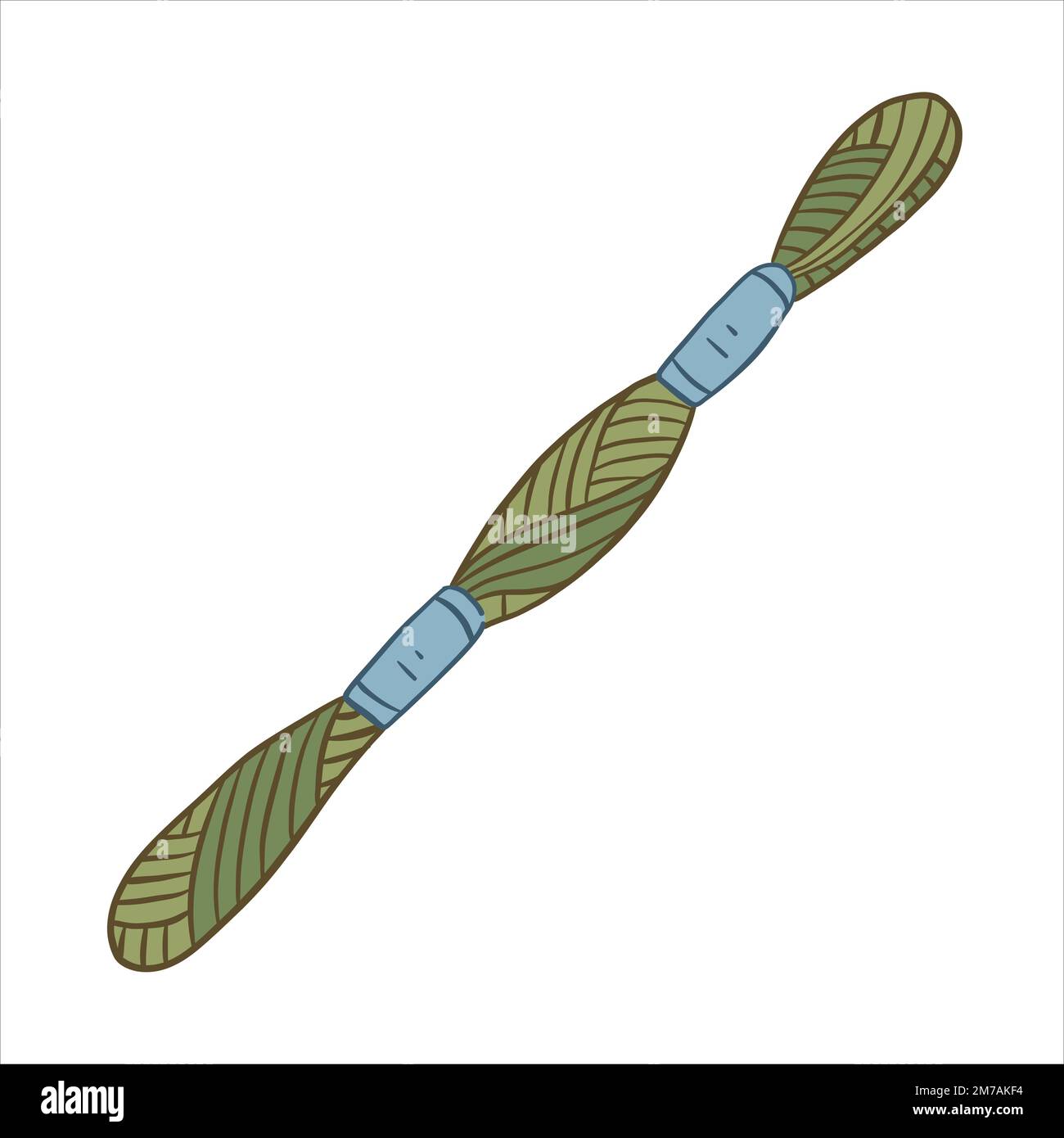 Color vector illustration. Threads for embroidery floss Stock Vector ...