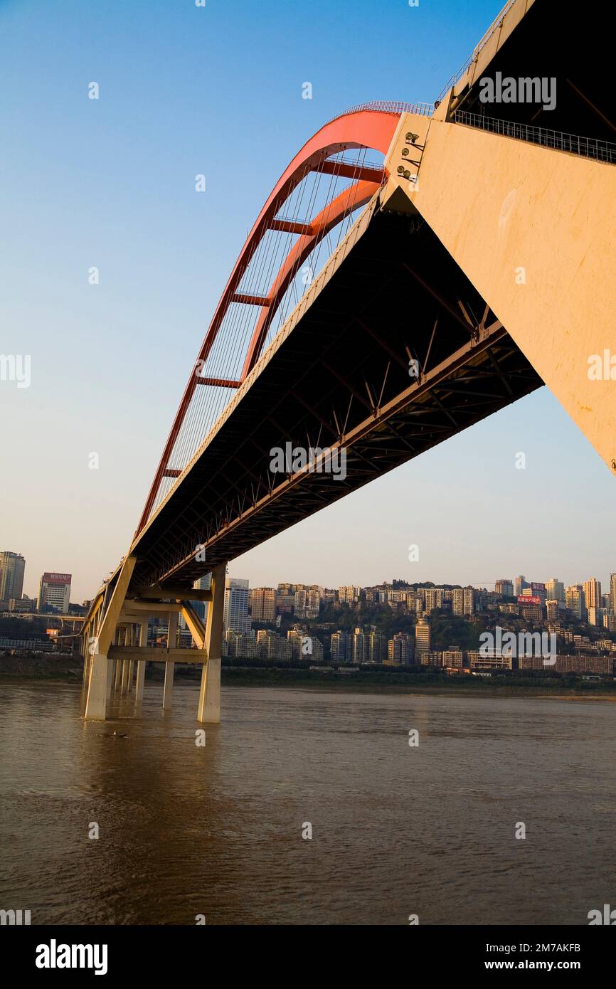 Chongqing Yangtze River Bridge Stock Photo - Alamy