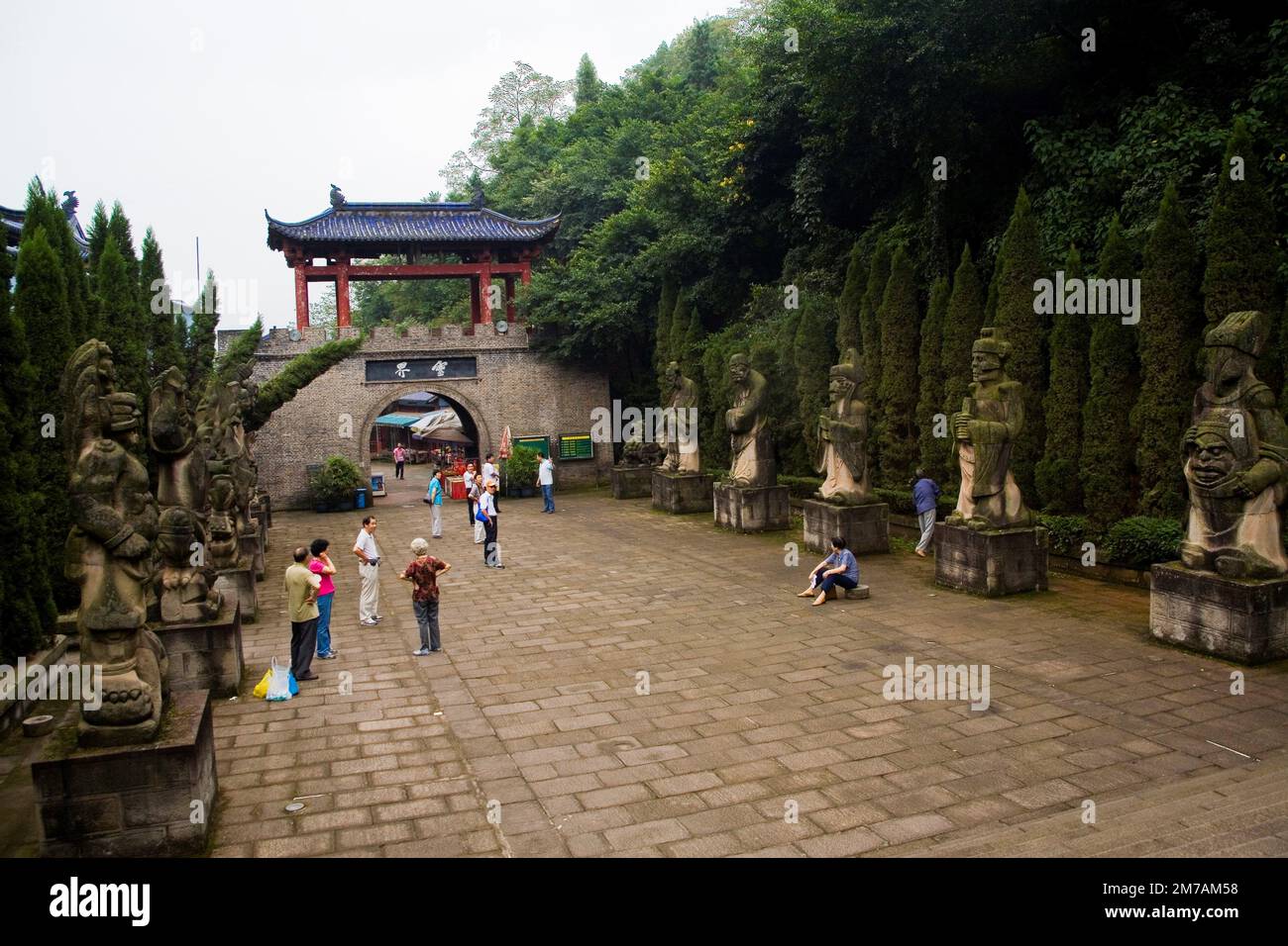 Fengdu ghost town Stock Photo - Alamy