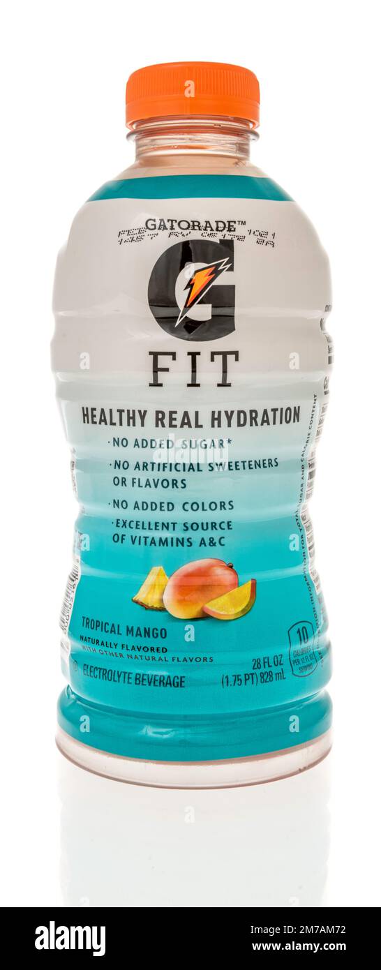 Winneconne, WI - 5 January 2023: A Gatorade bottle of Gatorade fit ...