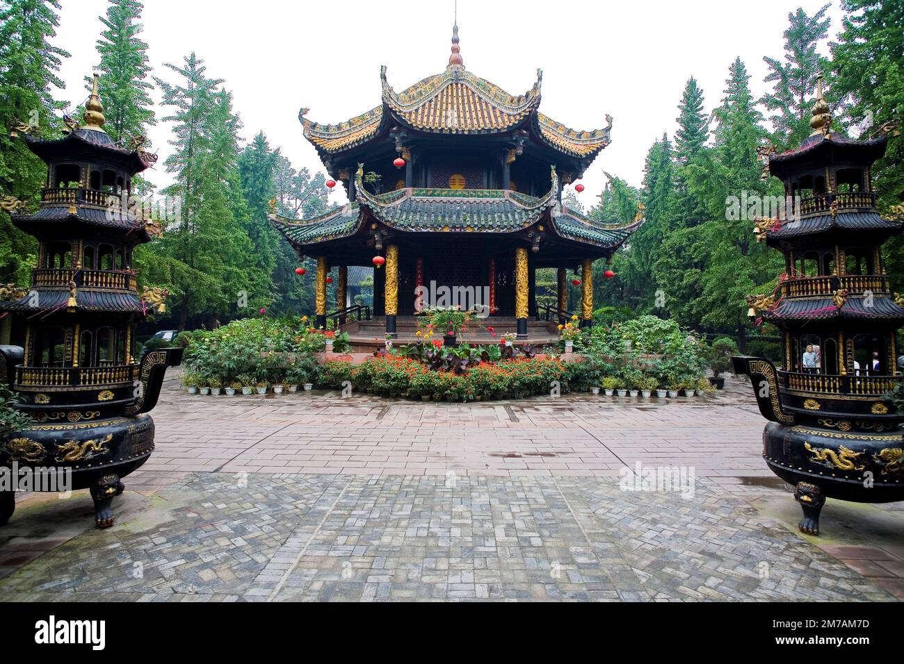 Chengdu Qingyang Palace Stock Photo - Alamy