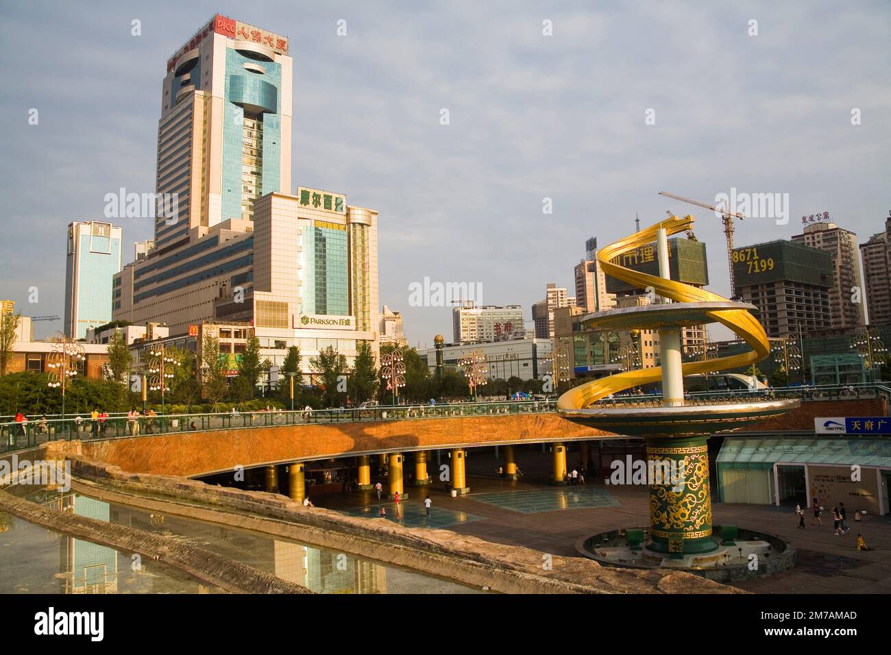 Chengdu Tianfu Square Stock Photo - Alamy