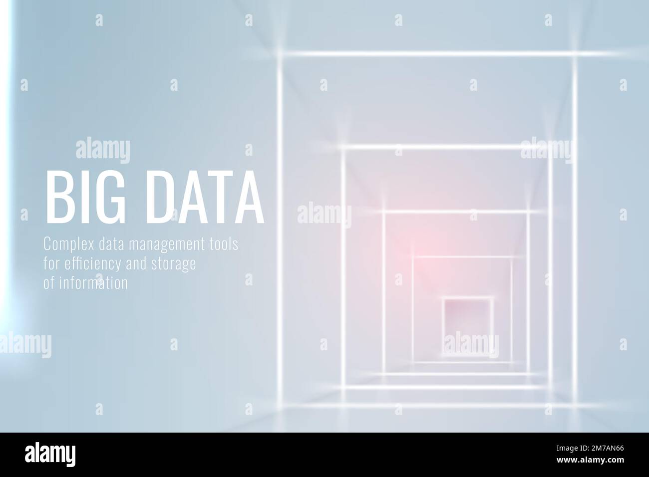Big data technology template vector in light blue tone Stock Vector ...