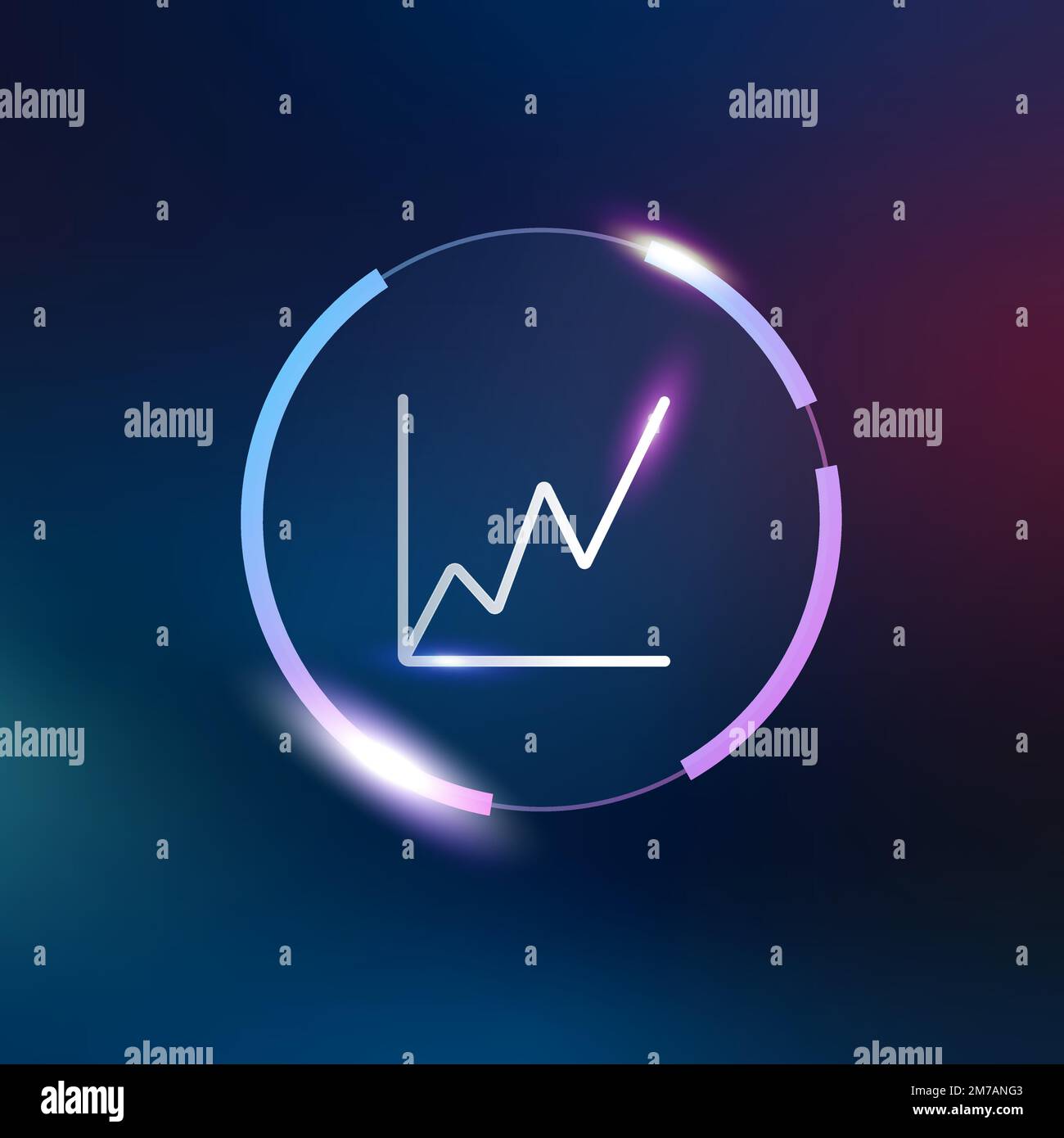 Growing graph icon vector business analytics chart symbol Stock Vector ...
