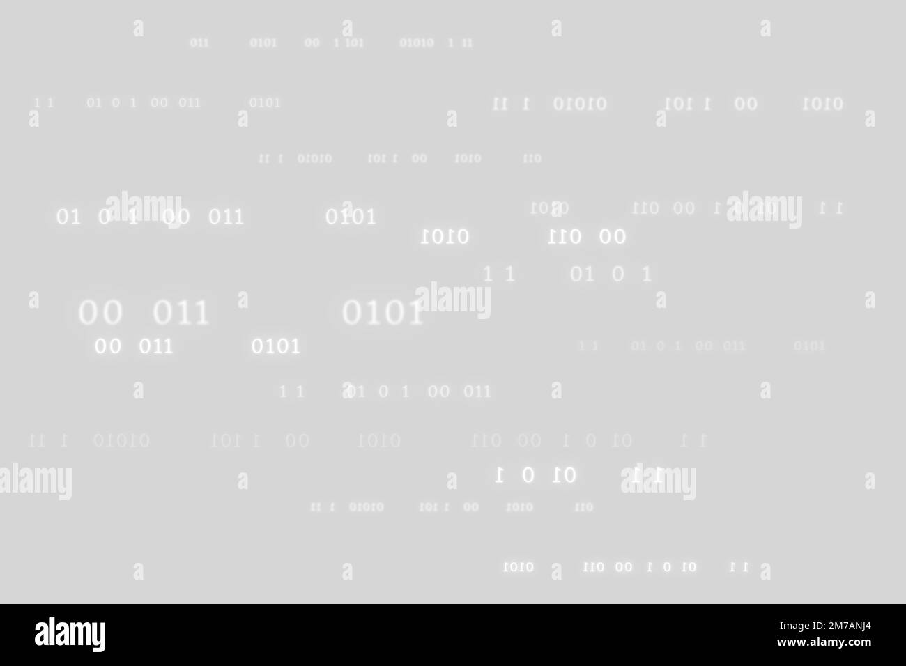 Binary Code Pattern Vector On Gray Background Stock Vector Image And Art Alamy
