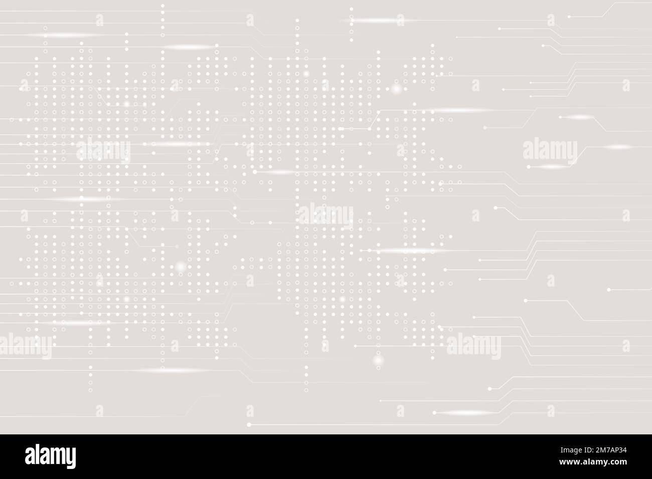 Beige data technology background vector with circuit lines Stock Vector ...