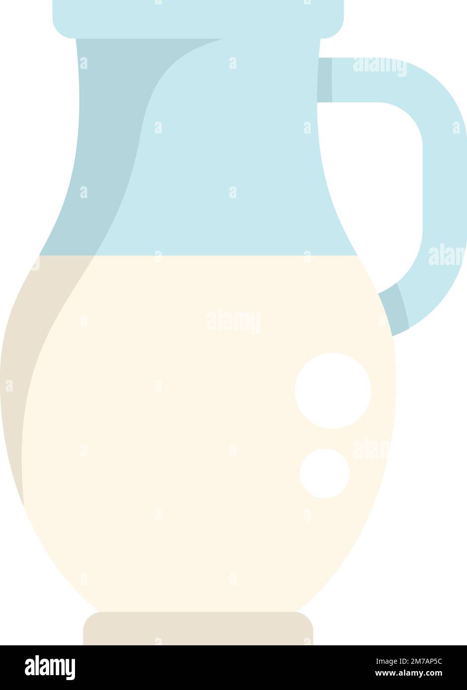 Gmo milk jug icon flat vector. Agriculture food. Medicine healthy ...