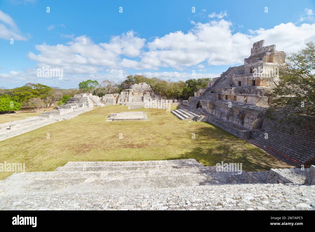 Edzna's Building of the Five Stories, of the Most Unique Mayan Pyramids ...