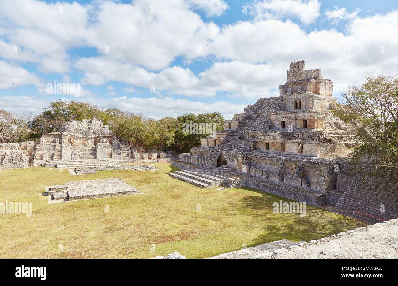 Edzna's Building of the Five Stories, of the Most Unique Mayan Pyramids ...