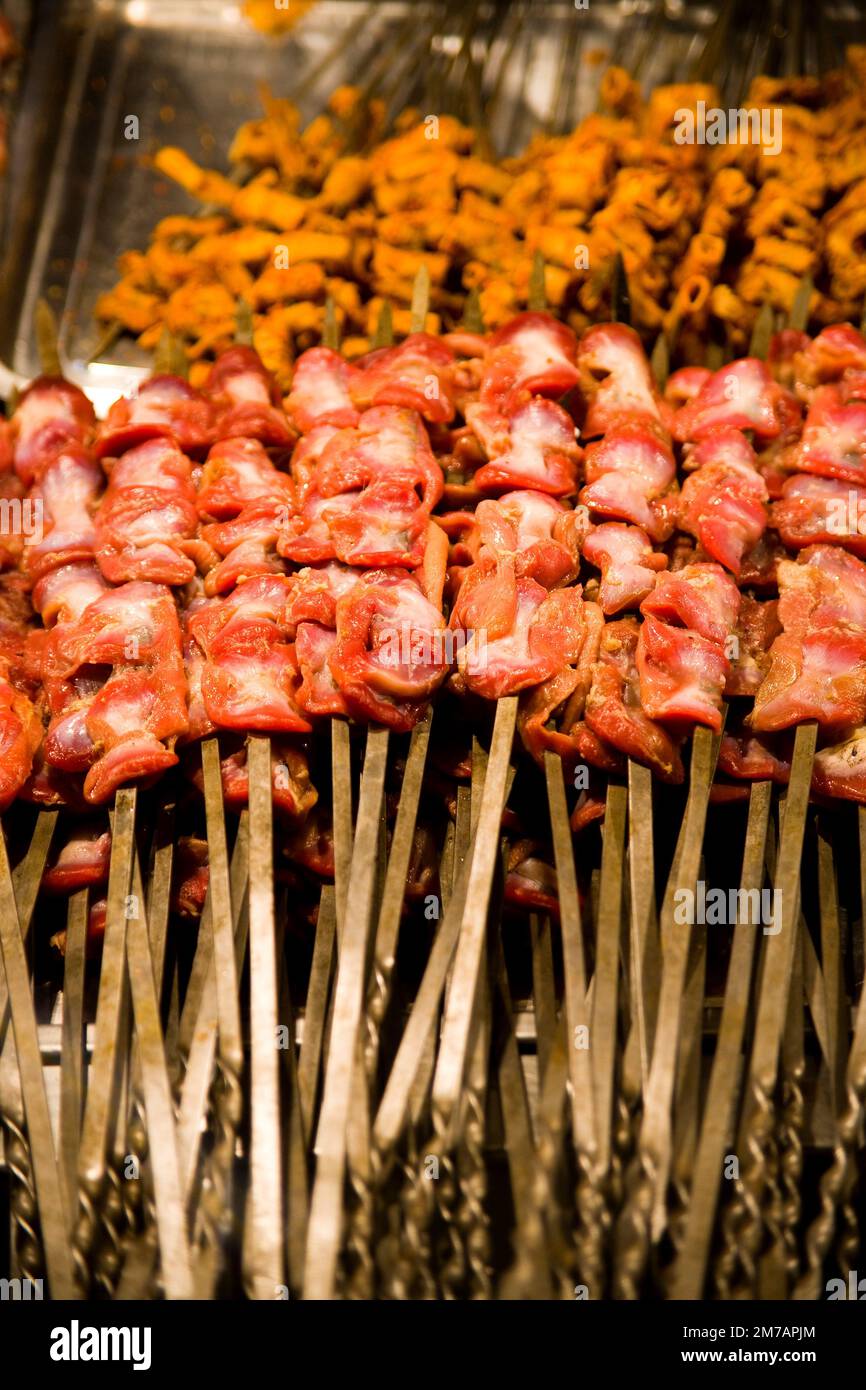 Urumqi, Xinjiang,Night Bazaar Stock Photo - Alamy
