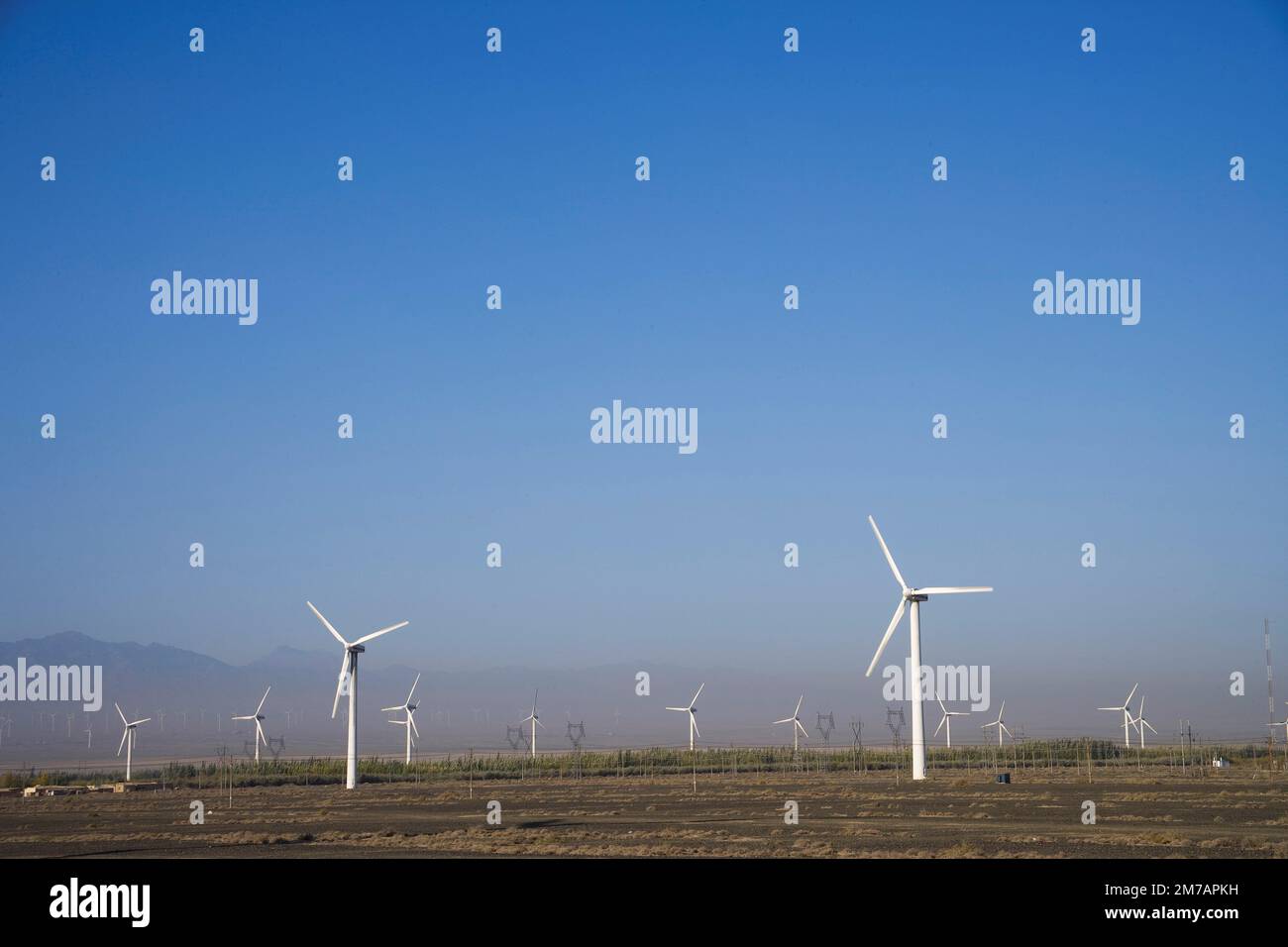 Wind power station xinjiang hi-res stock photography and images - Alamy