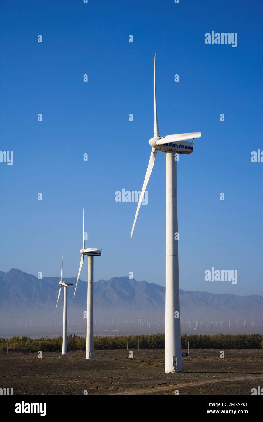 Wind power station xinjiang hi-res stock photography and images - Alamy