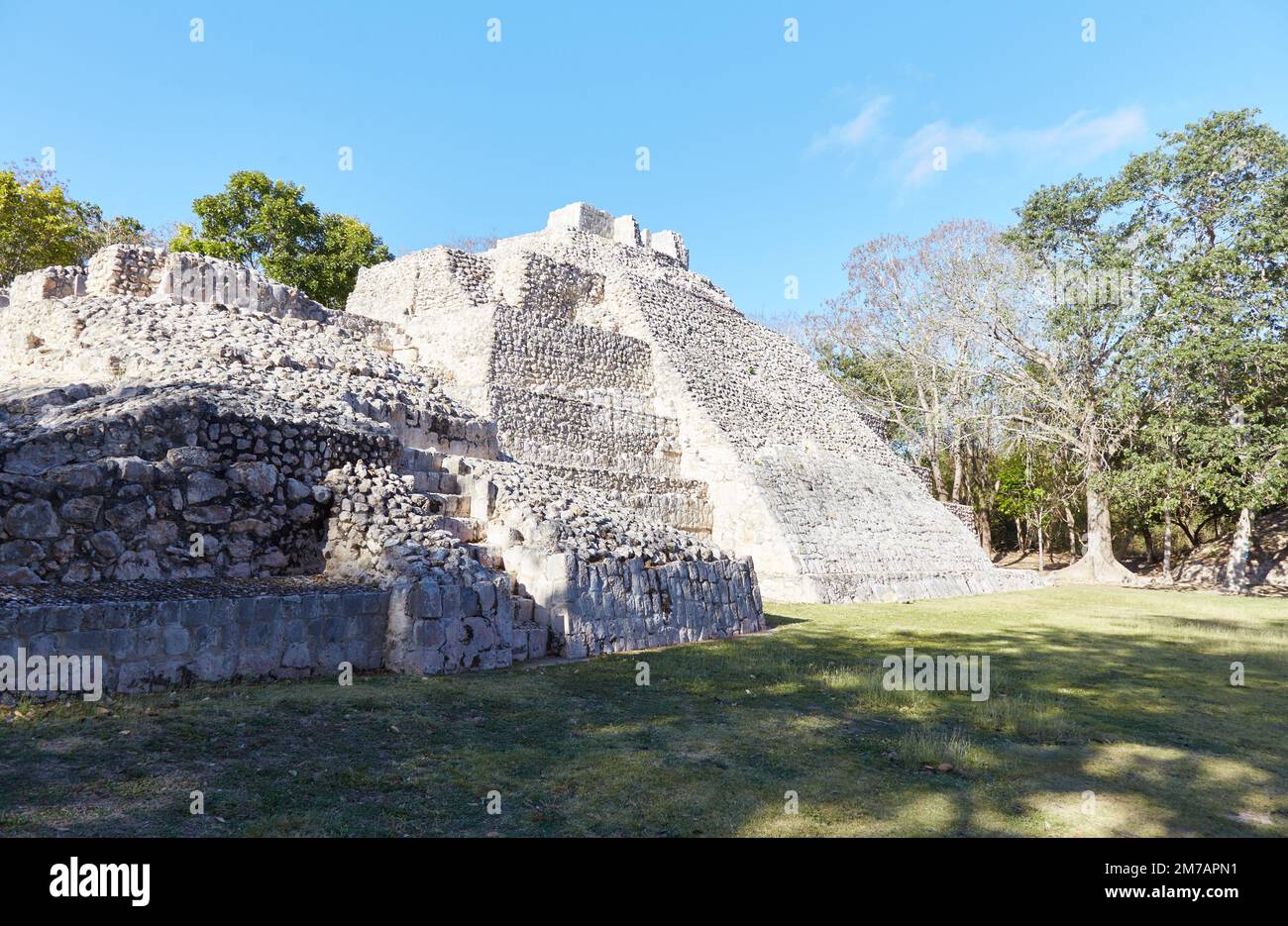 The Overlooked Mayan Ruins of Edzna in Campeche, Mexico Stock Photo - Alamy