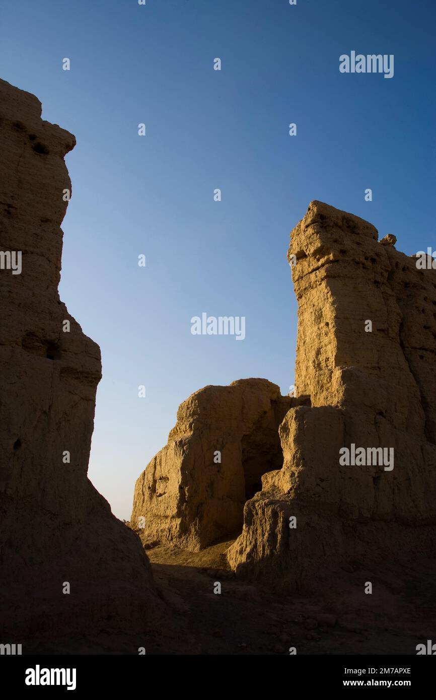 Gaochang ancient city of Turpan in Xinjiang Stock Photo - Alamy