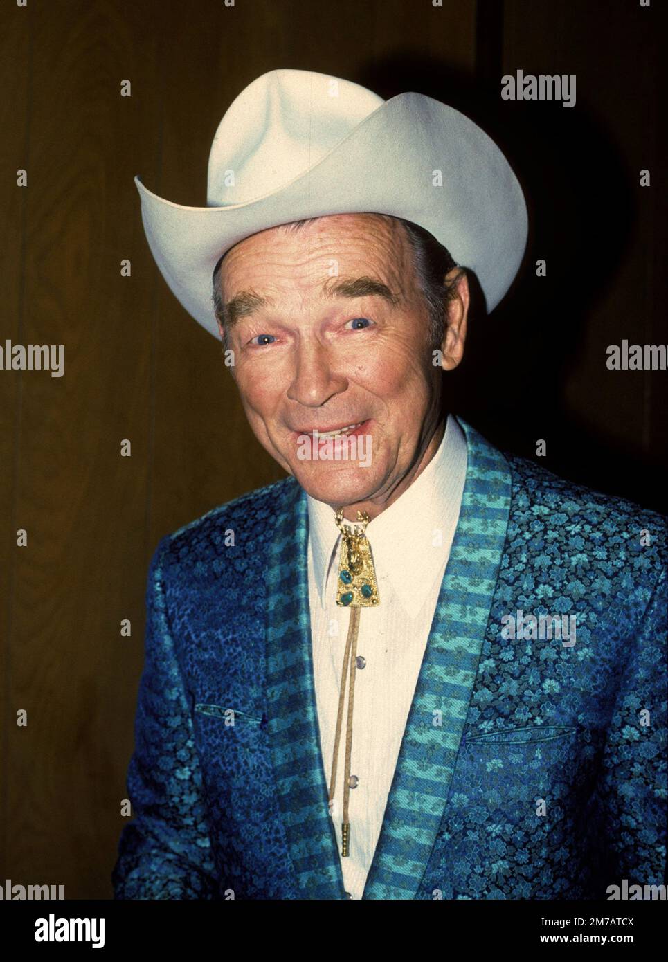 Roy Rogers attending a Hollywood event in 1984 Credit: Ron Wolfson ...
