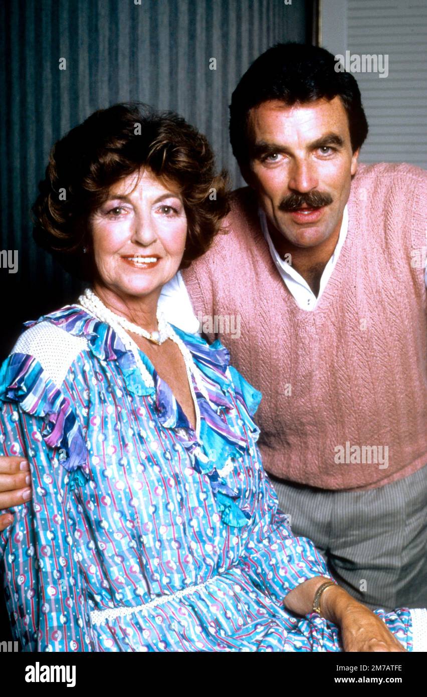 Tom Selleck & his mother Martha at the taping of Superstars & Their Mom ...