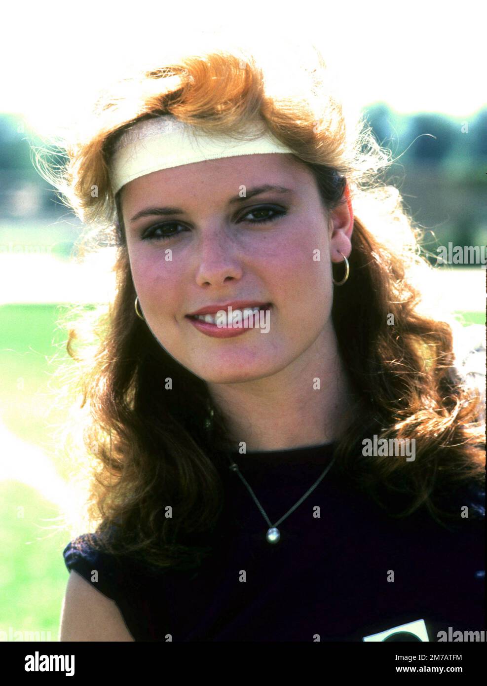 Traci Bregman during a photo session at a park in 1983 Credit: Ron ...