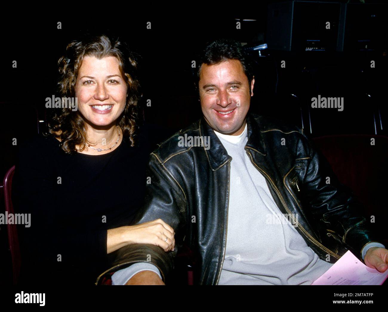 Vince Gill & wife Amy Grant at rehearsals for the TV taping of "Women ...