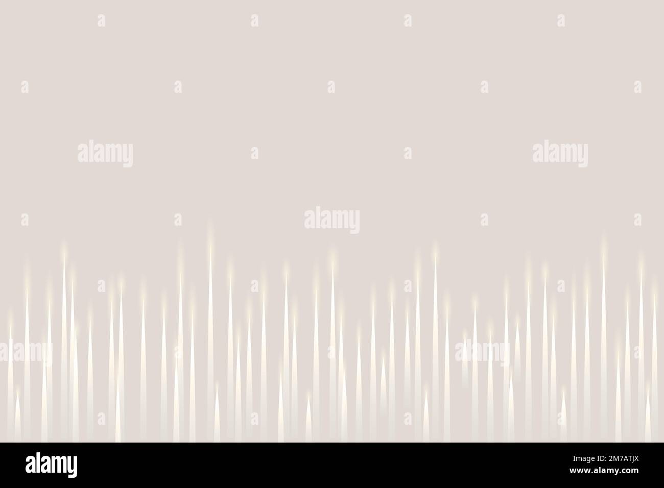 Music equalizer technology beige background vector with white digital ...