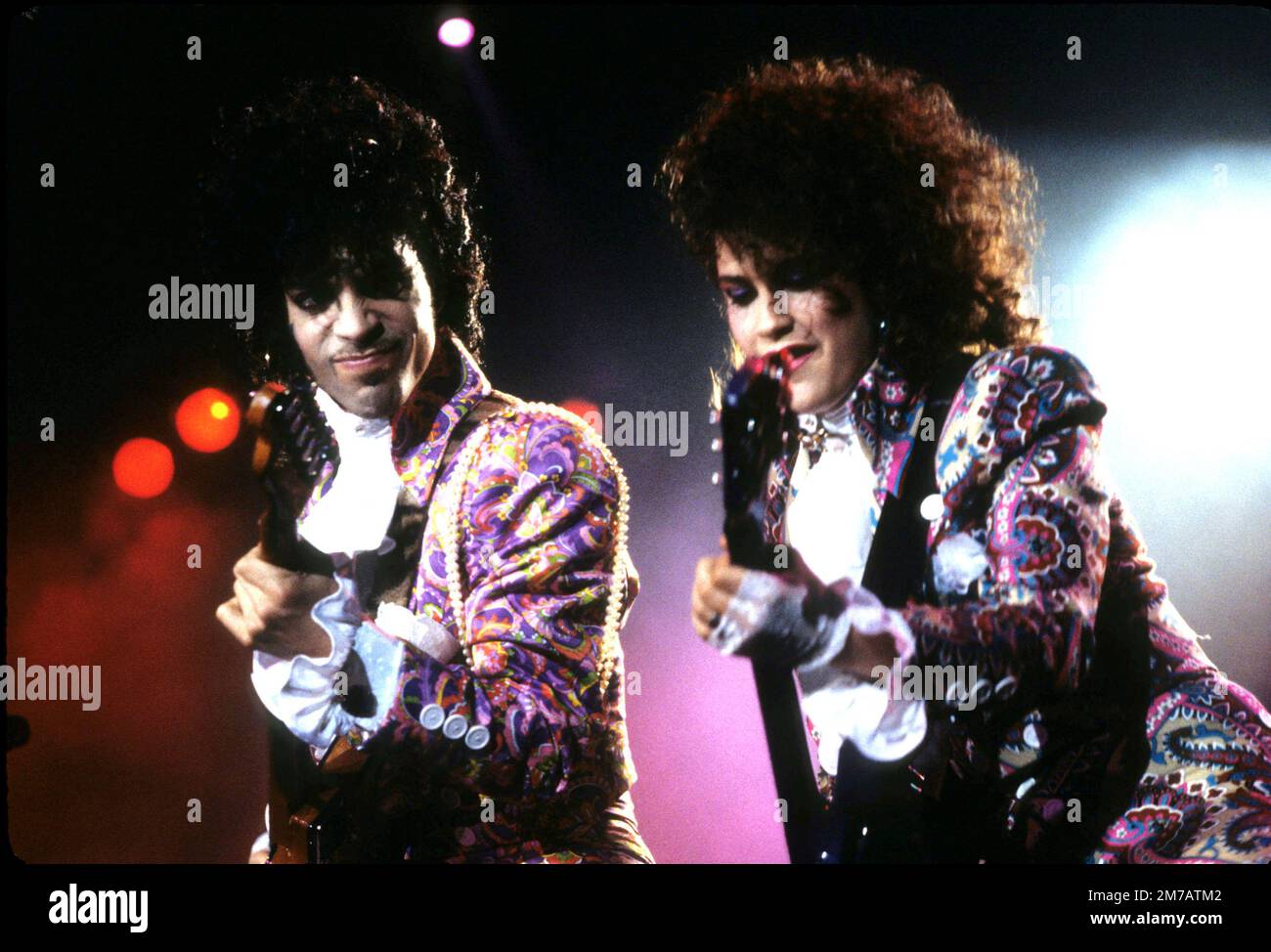 Prince & Lisa Coleman (The revolution) performing at the Forum in 1985 ...