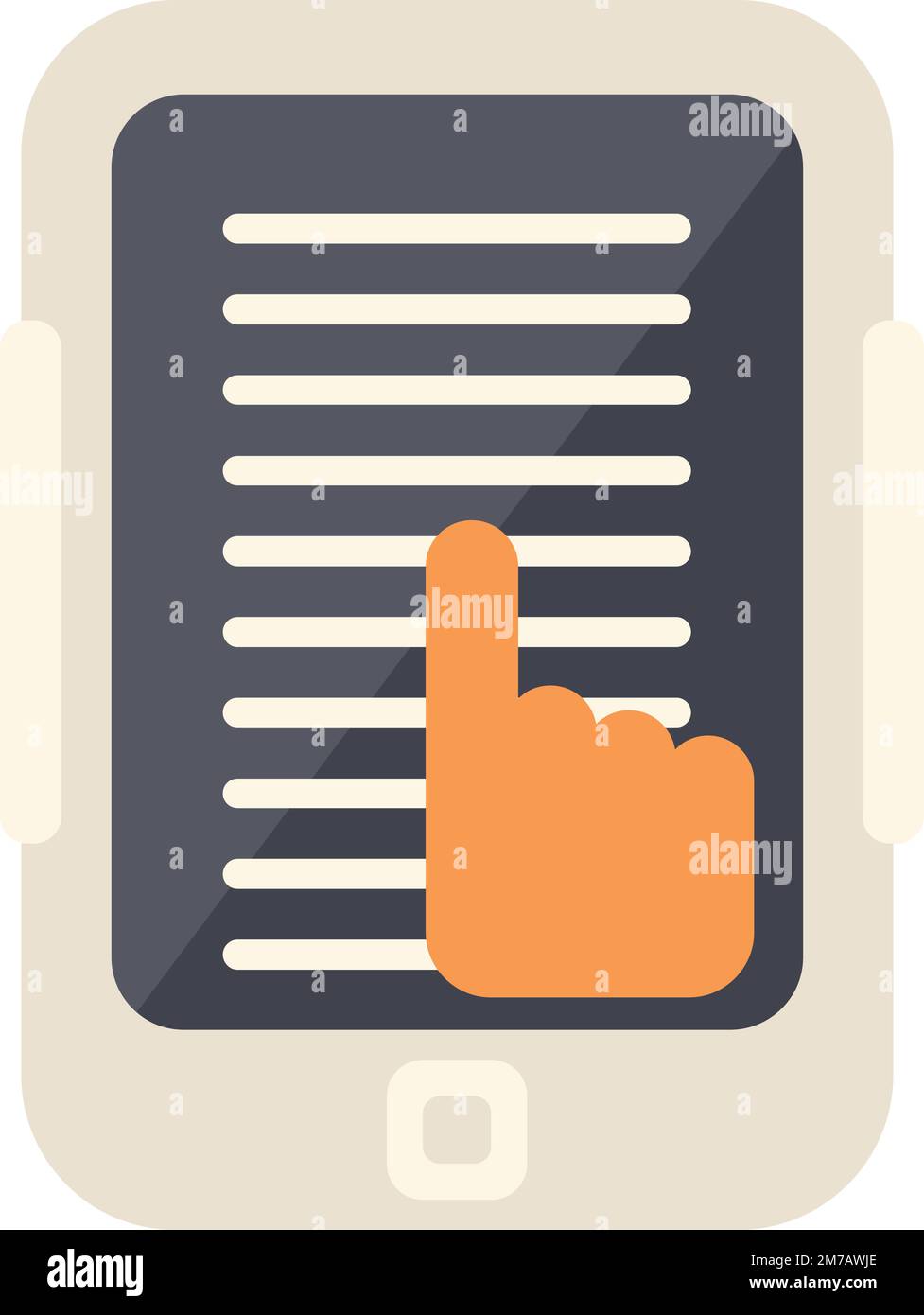 Phone interaction icon flat vector. Digital mobile. People team ...