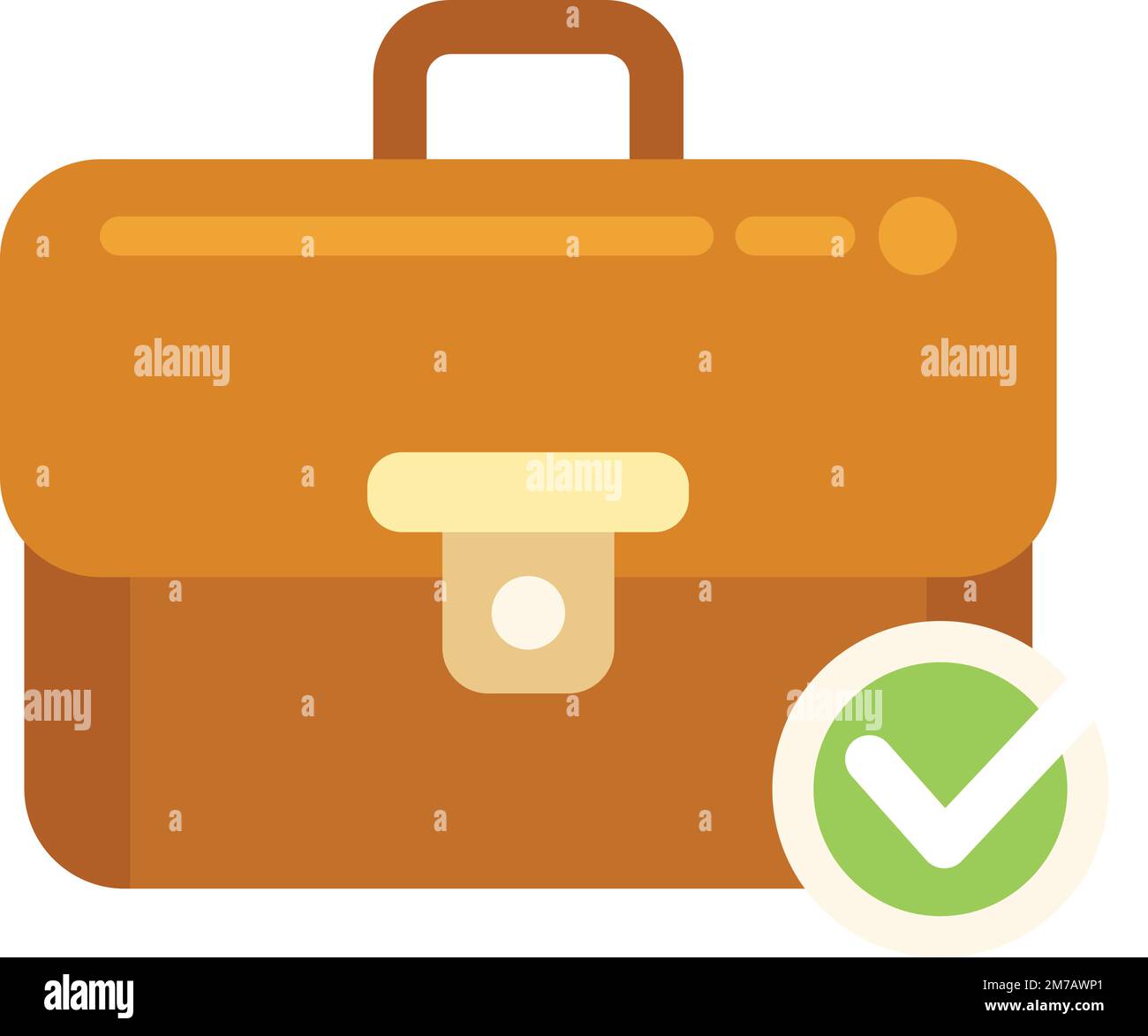 Approved case icon flat vector. Customer feedback. Survey rate isolated ...