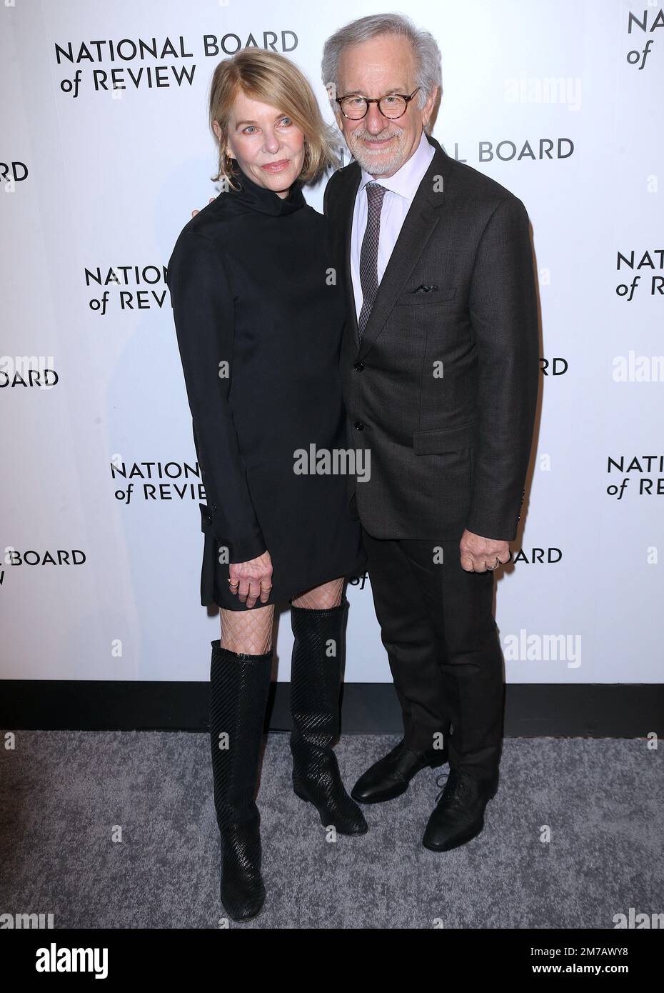 Kate Capshaw and Steven Spielberg attend the National Board of Review ...