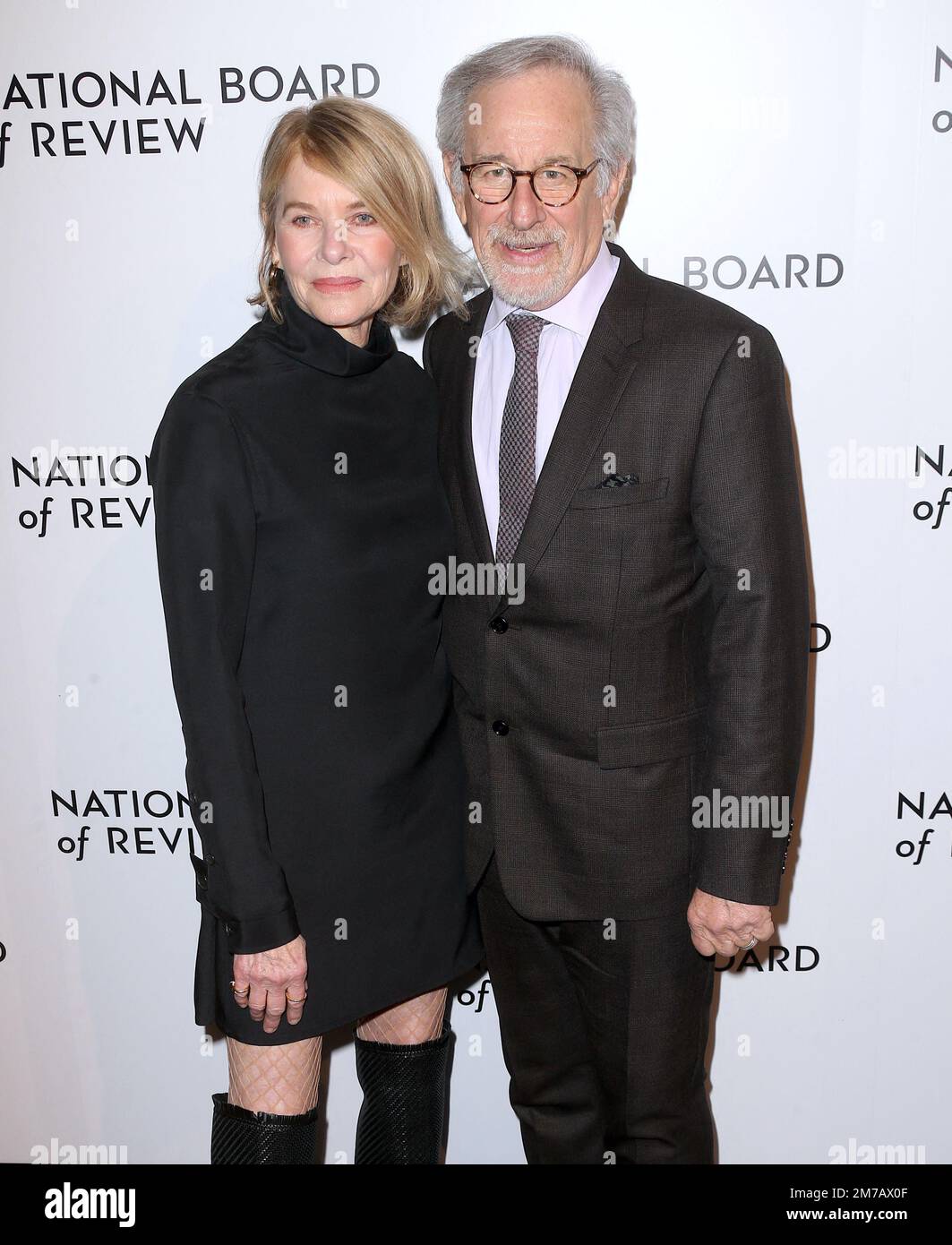 Kate Capshaw and Steven Spielberg attend the National Board of Review ...