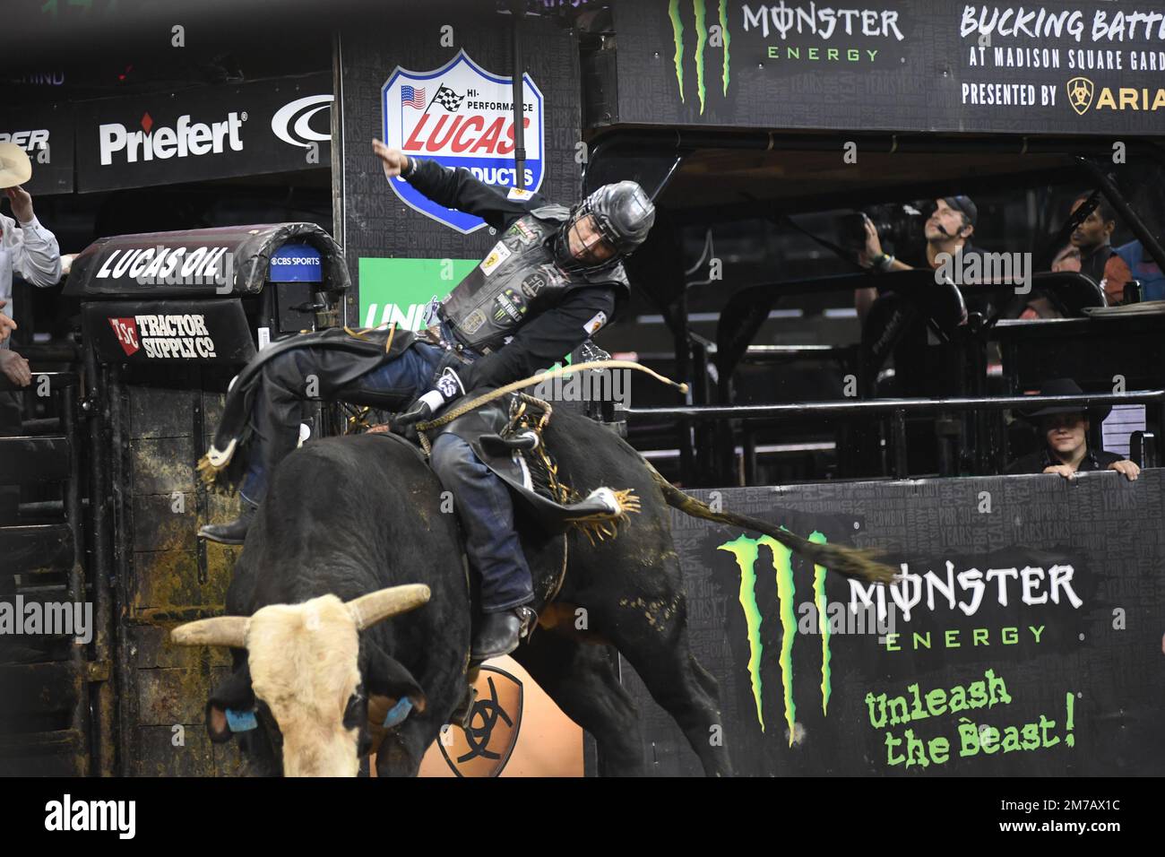New York, USA. 08th Jan, 2023. Professional Bull Rider Luciano De ...