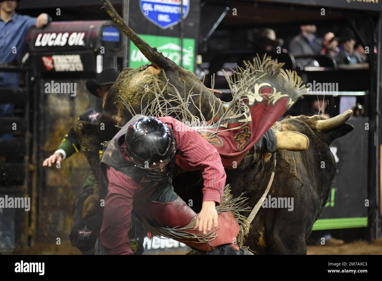 New York, USA. 08th Jan, 2023. Professional Bull Rider Wyatt Rogers ...