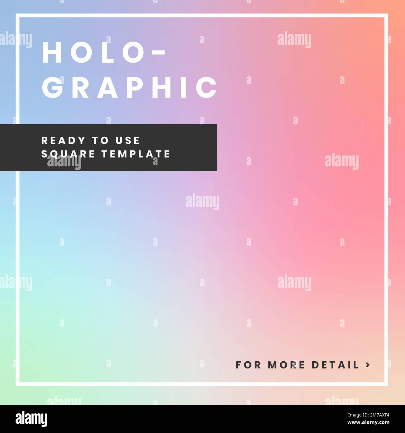 Holographic website banner design vector Stock Vector Image & Art - Alamy