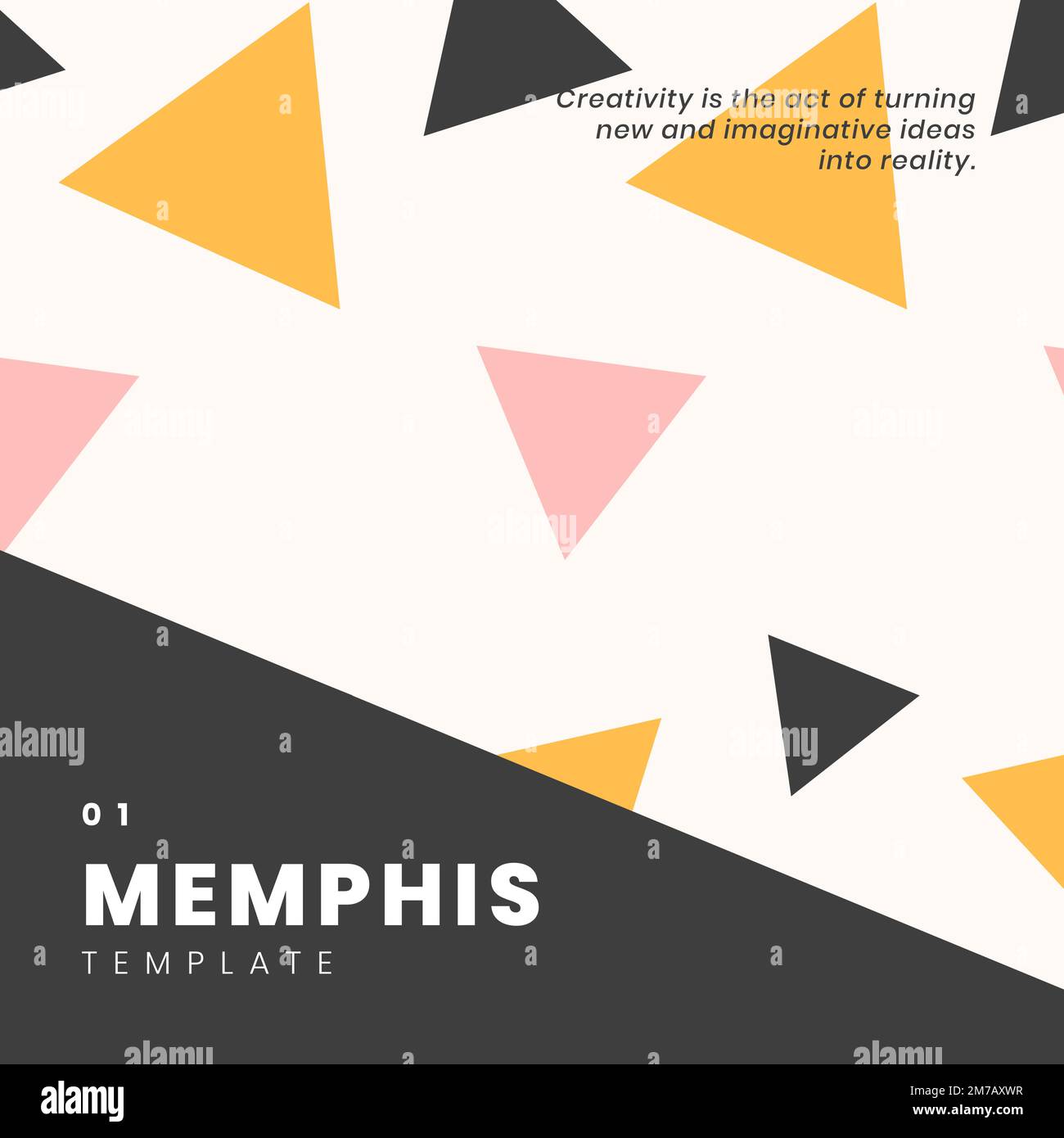 Memphis website banner design vector Stock Vector Image & Art - Alamy