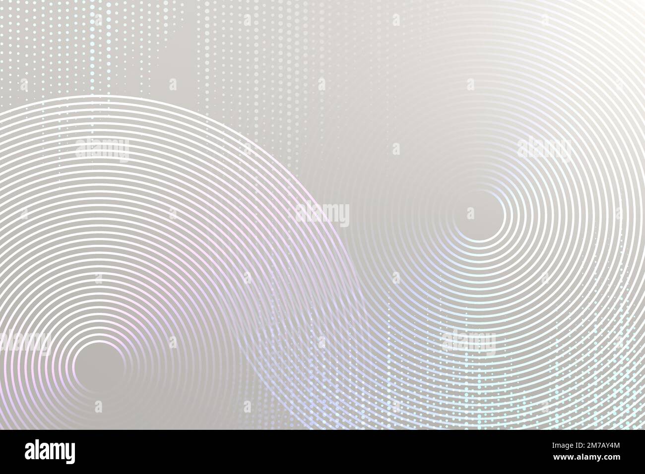 Geometric pattern gray technology background vector with circles Stock ...