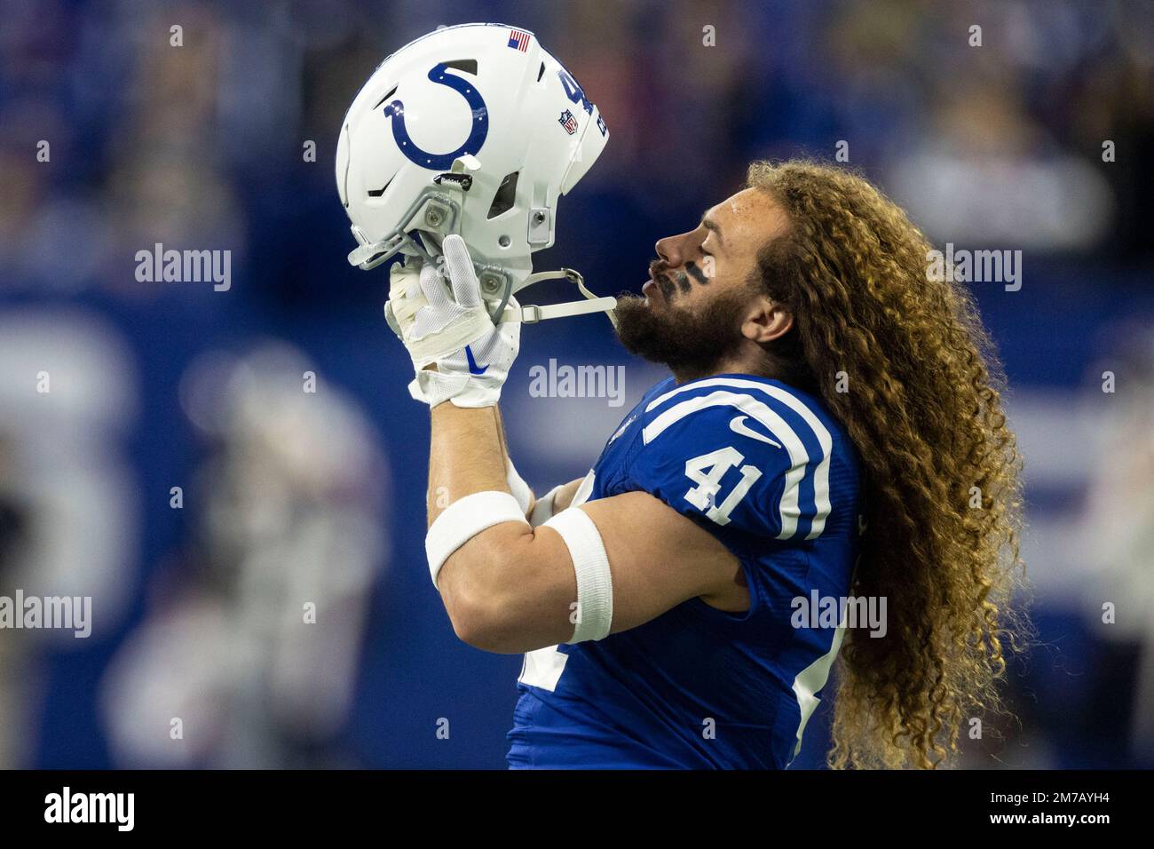 January 08, 2023: Indianapolis Colts linebacker Grant Stuard (41 ...