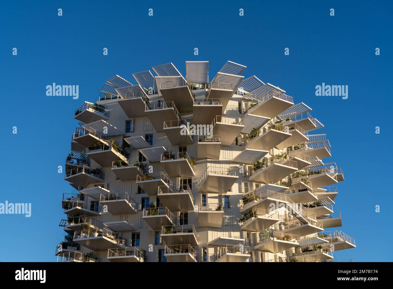 Montpellier, France - 01 05 2023 : Landscape view of famous landmark ...