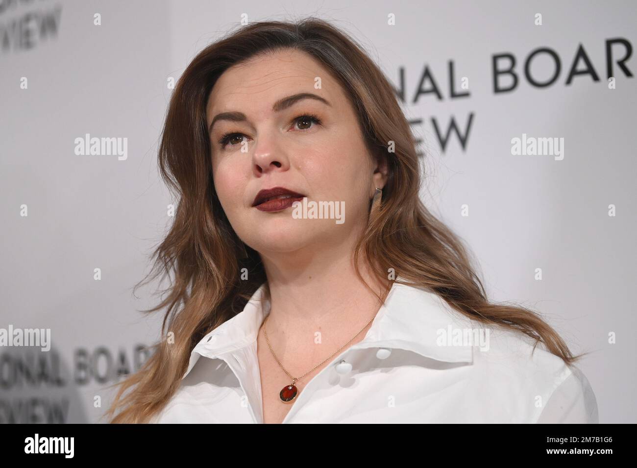 New York, USA. 08th Jan, 2023. Amber Tamblyn attends the National Board ...